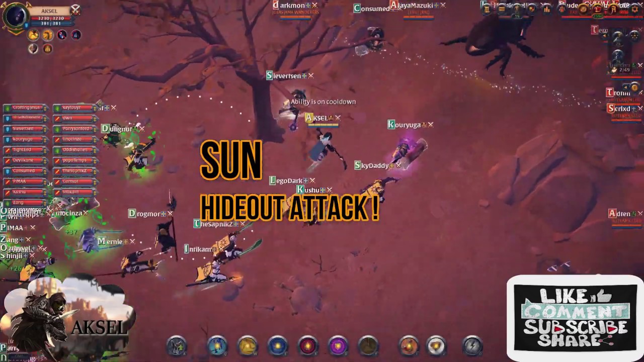 Albion Online Sun Hideout Attack Episode 2 - YouTube