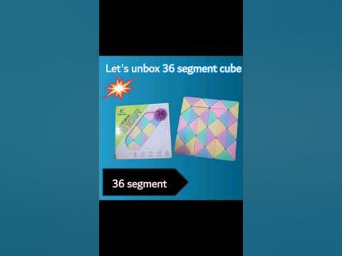 let's unbox "36 segment " cube - YouTube