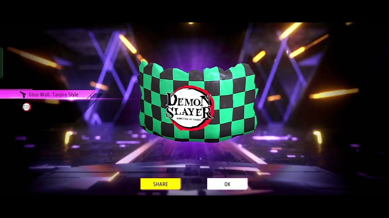 NEW DEMON SLAYER GLOO WALL SKIN 1SPIN TRICK ⚡ - YouTube