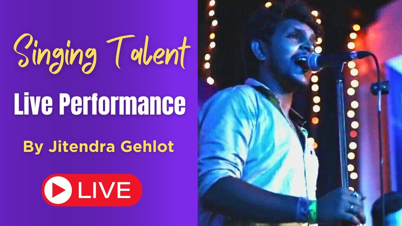 Live Singing Performance | Jitendra Gehlot | Indian Talent Show | Ab ...