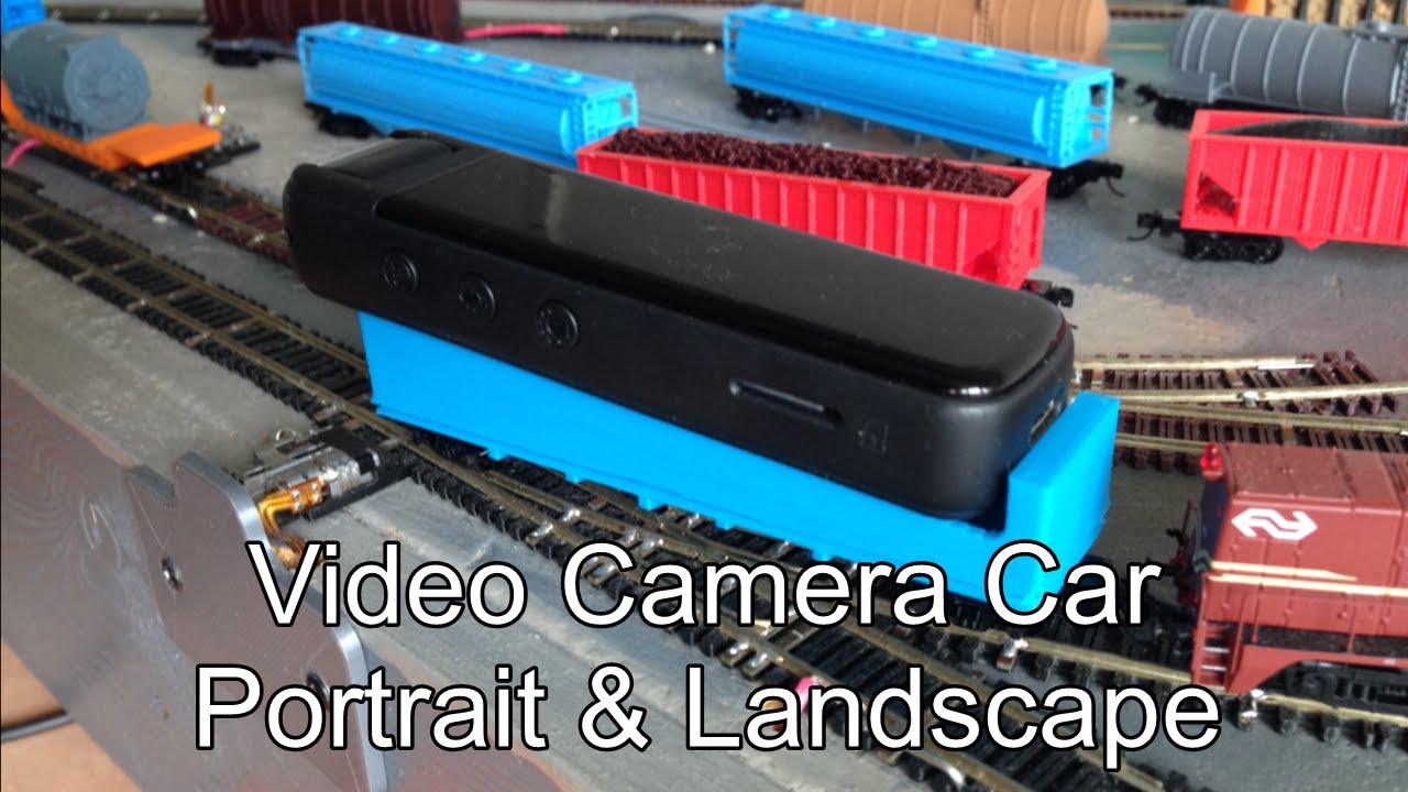 TrainCam N Scale Video Camera Car View From The Back Landscape View ...