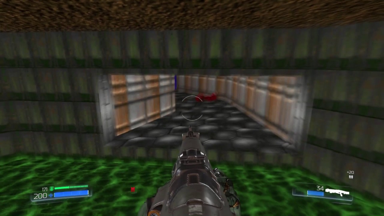 DOOM 2016 Classic Map E1M2: Nuclear Plant - YouTube