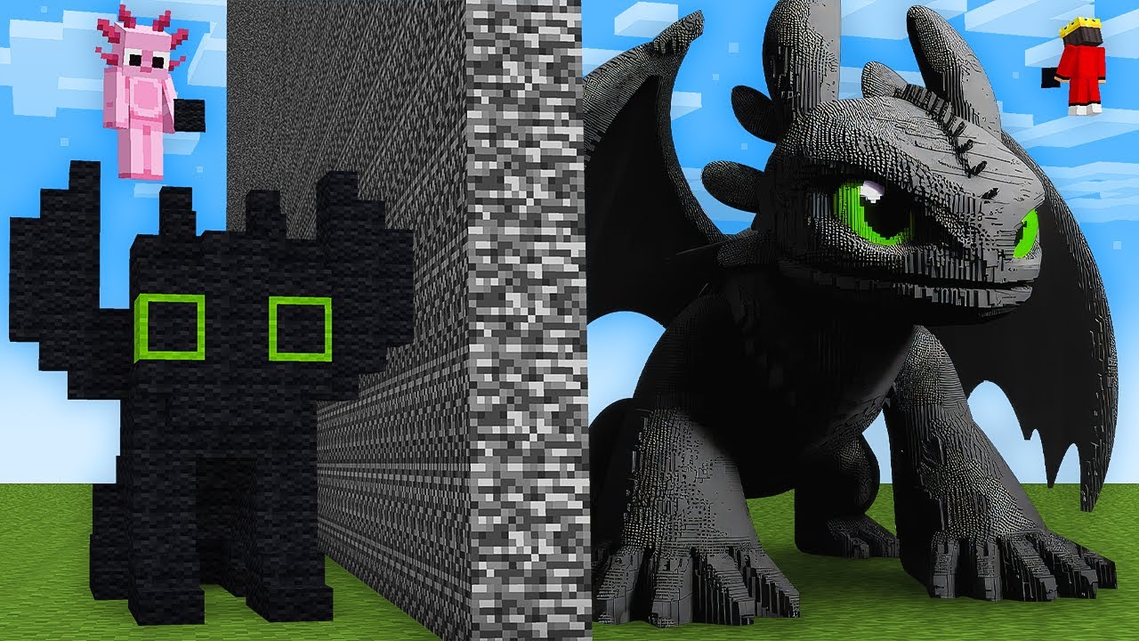 I Cheated With HOW TO TRAIN YOUR DRAGON In Minecraft Build Battle ...
