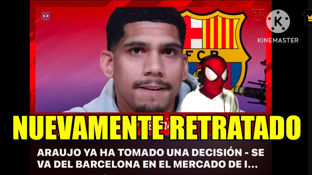 RETRATO A SPIDER CULE QUE DECÍA QUE ARAUJO SE IRÍA DEL BARCELONA ...