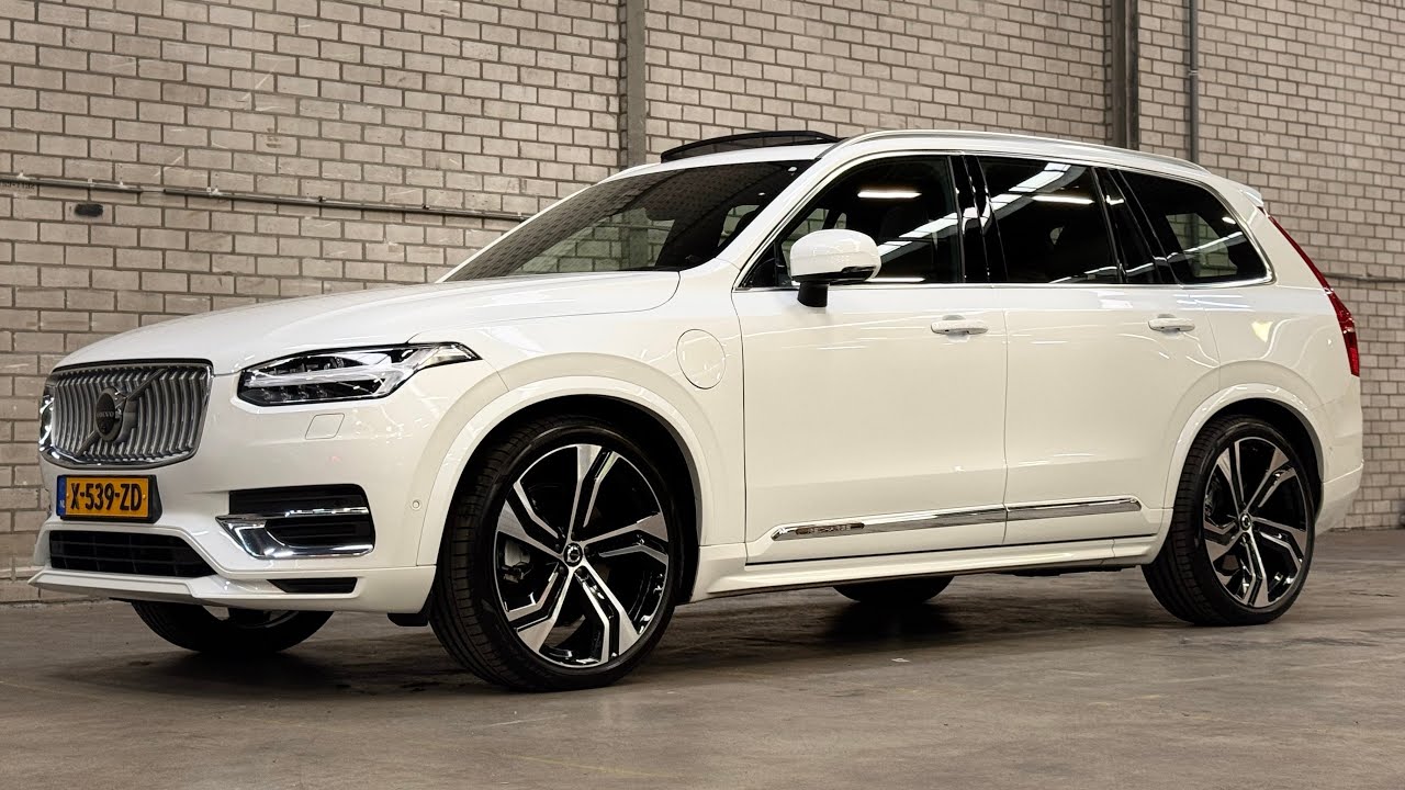 Volvo XC90 T8 455pk AWD Ultimate Bright | Wool | Luchtvering | Trekhaak ...