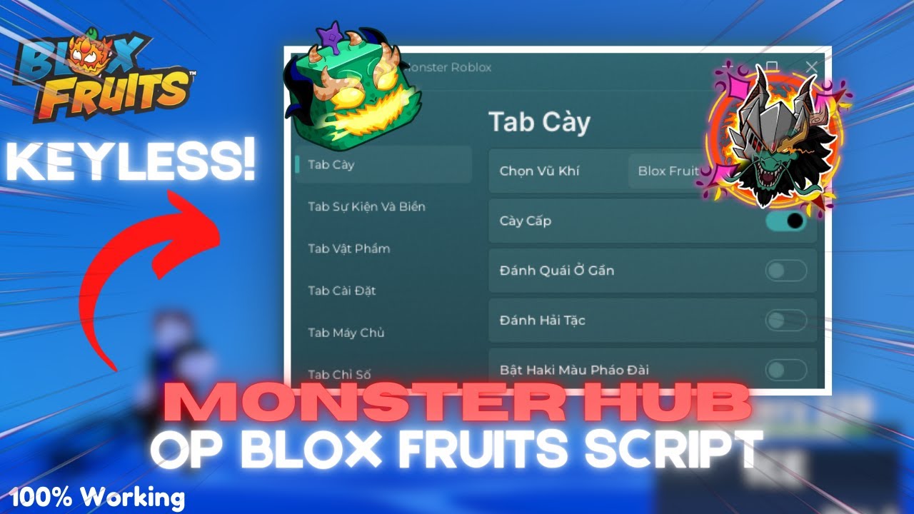 New Blox Fruits Script – PC/Mobile | Monster Hub - Auto Money & Fast ...