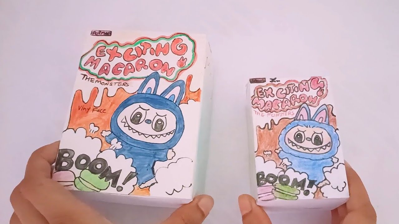 Paperdiy Labubu Blind Box 1$ vs 10$ || Labubu blind box unboxing - YouTube