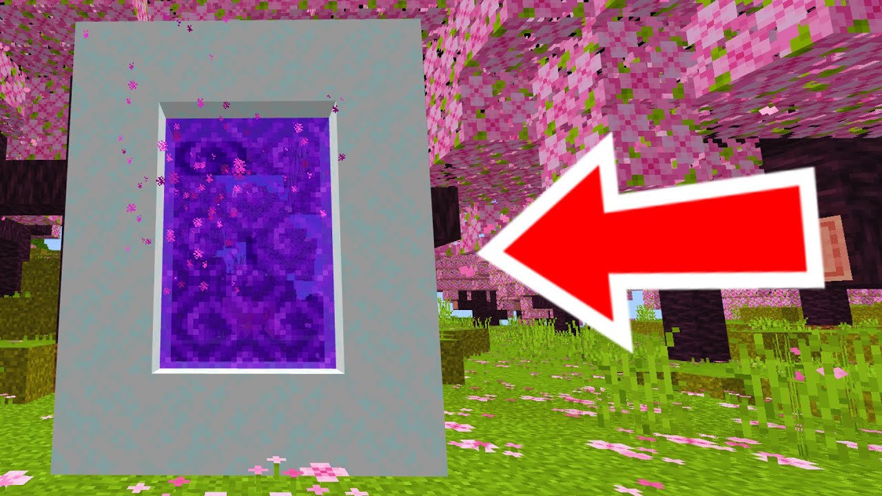 How To Make A Illegal SNOW Portal In 100% Survival Minecraft! 1.20+MCPE ...