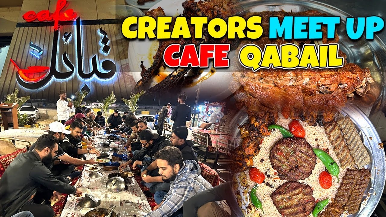 Creators Meet Up Cafe Qabail | Grand Dawat and Kaabli Pulao Platter ...