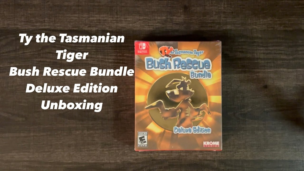 Ty the Tasmanian Tiger Bush Rescue Bundle Deluxe Edition Unboxing - YouTube