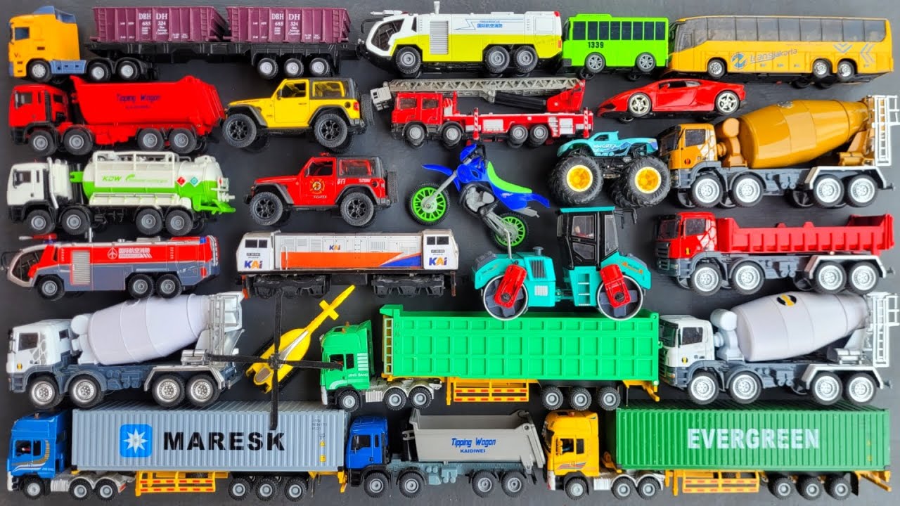 Mobil Slender Aspal, Motor Cross, Kereta Api, Helikopter, Truk ...