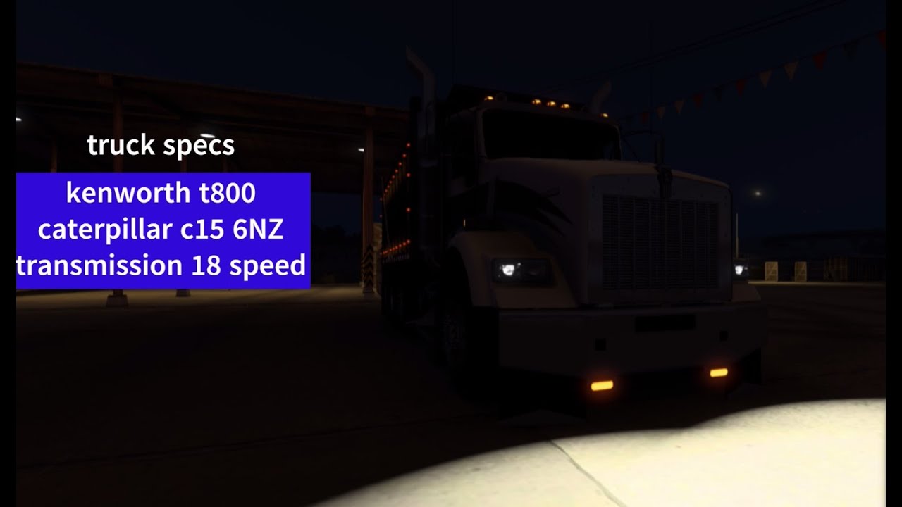custom kenworth T800 dump truck [CAT C15 6NZ] [ American truck ...