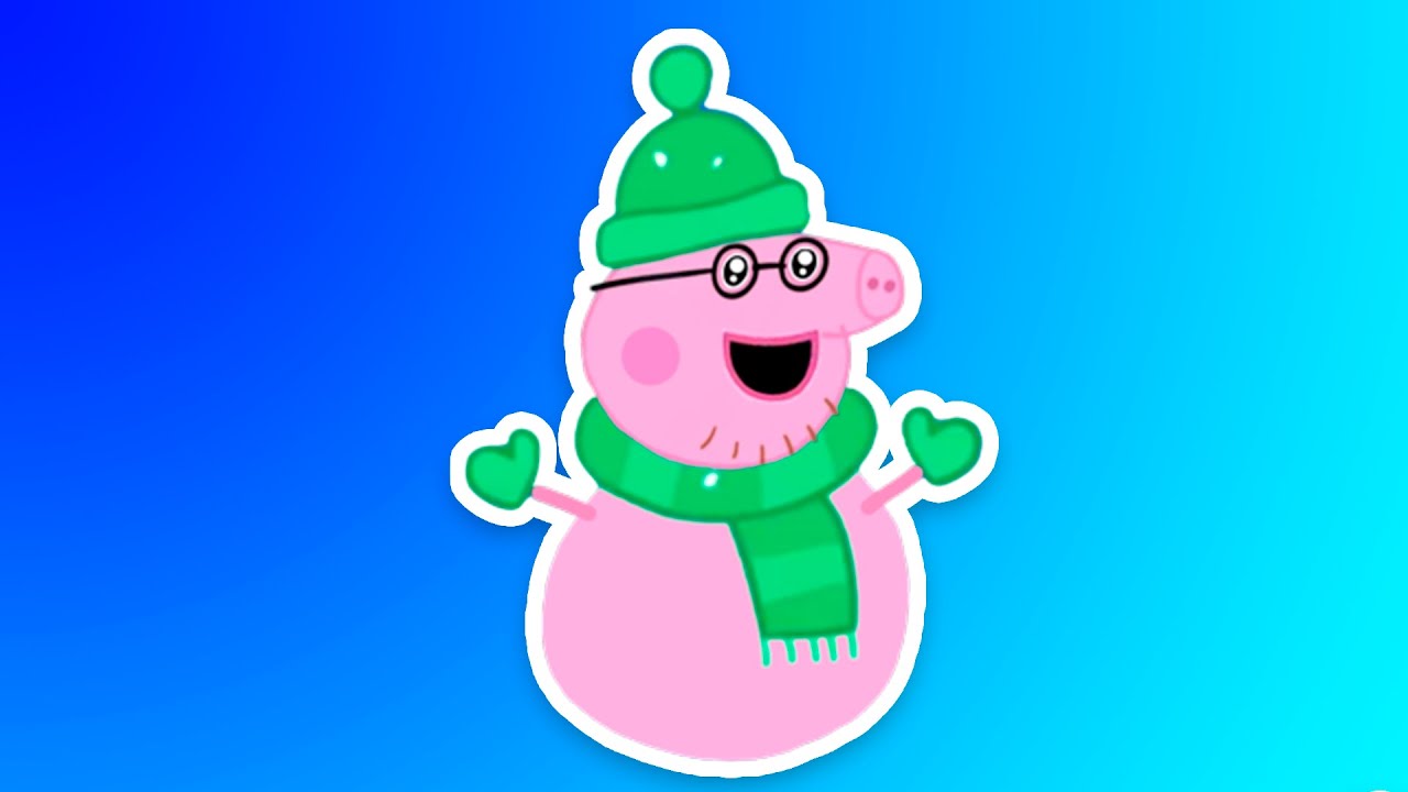 DADDY PIG BECAME SNOWMAN - YouTube