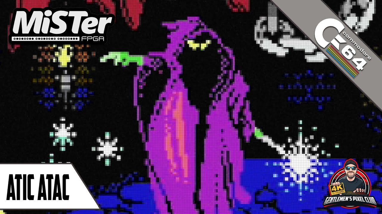 Atic Atac / MiSTer FPGA / Commodore 64 - YouTube