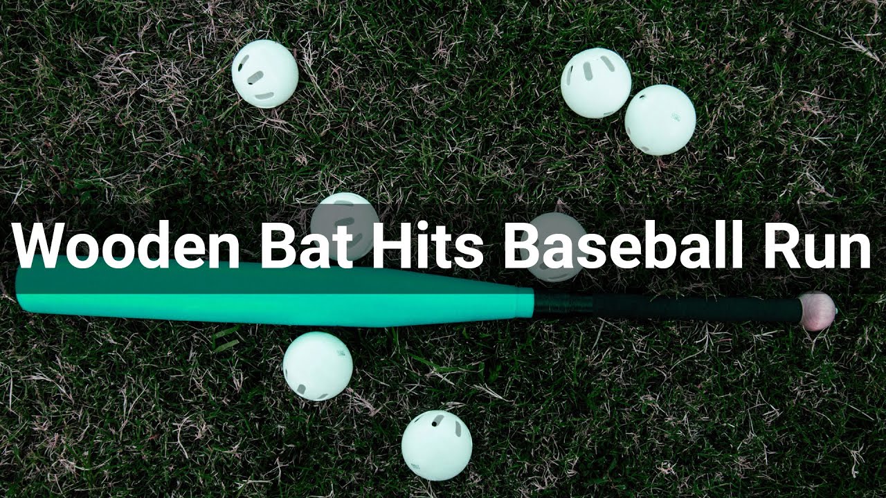 Wooden Bat Hits Baseball Run • Sports • Sounds Effects (No Copyright ...