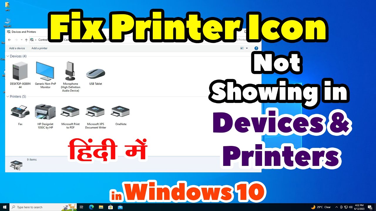 How to Fix Printer Icon Not Showing in Windows 10 Devices & Printers ...