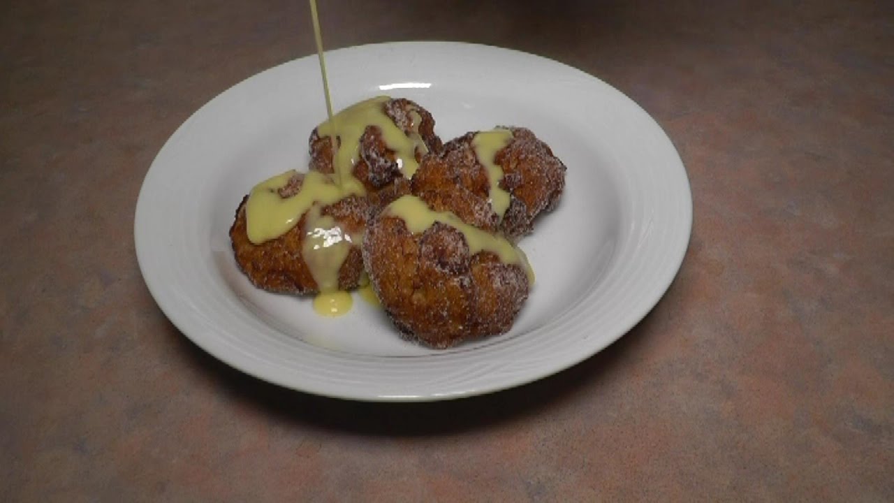 Apple and Cinnamon Choux Fritters - YouTube