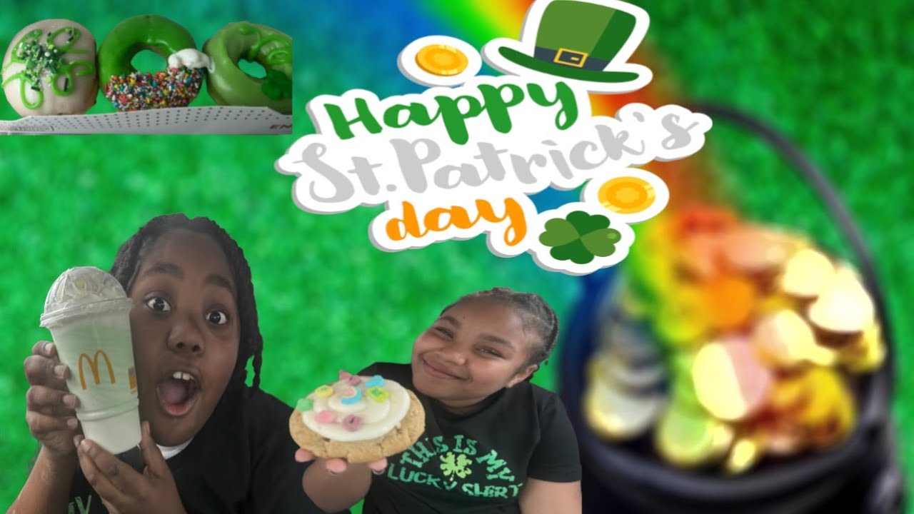 Trying Mcdonalds SHAMROCK SHAKE, and more ST PATRICK'S DAY SNACKS ...