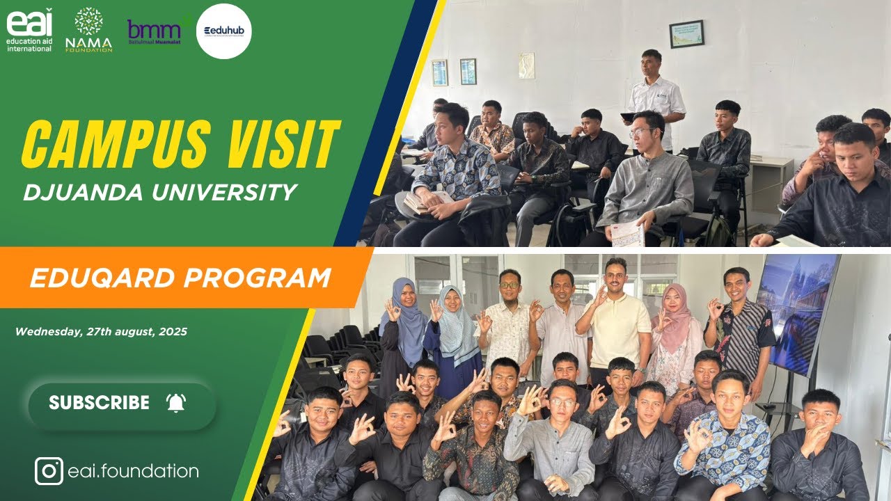 Campus Visit To Universitas Djuanda | EduQard Program - YouTube