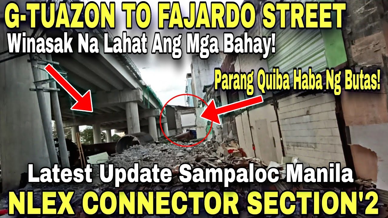 G-TUAZON TO FAJARDO STREET SAMPALOC MANILA GINIBA NA LAHAT ANG MGA ...