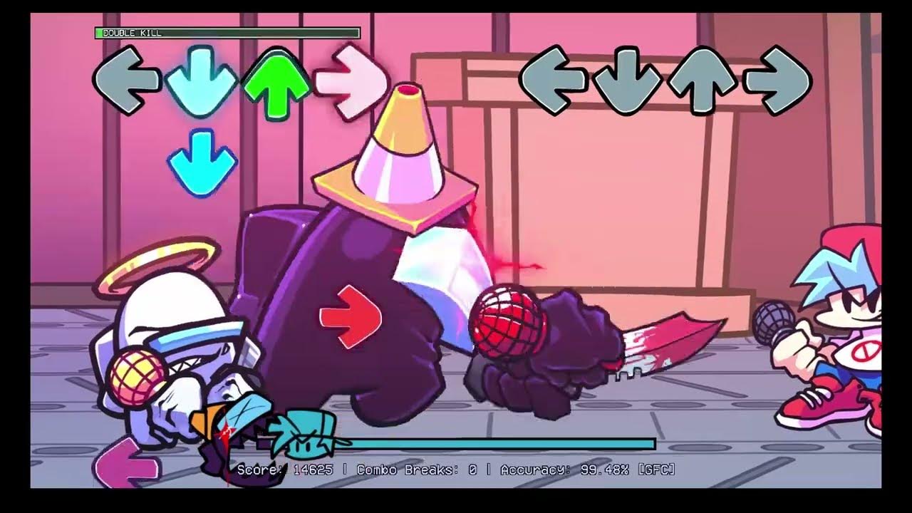 Week 3 Song 5 Double Kill | AIRSHIP ATROCITIES | VS Impostor V4 FULL SONG + Cutscenes (FNF Mod ...