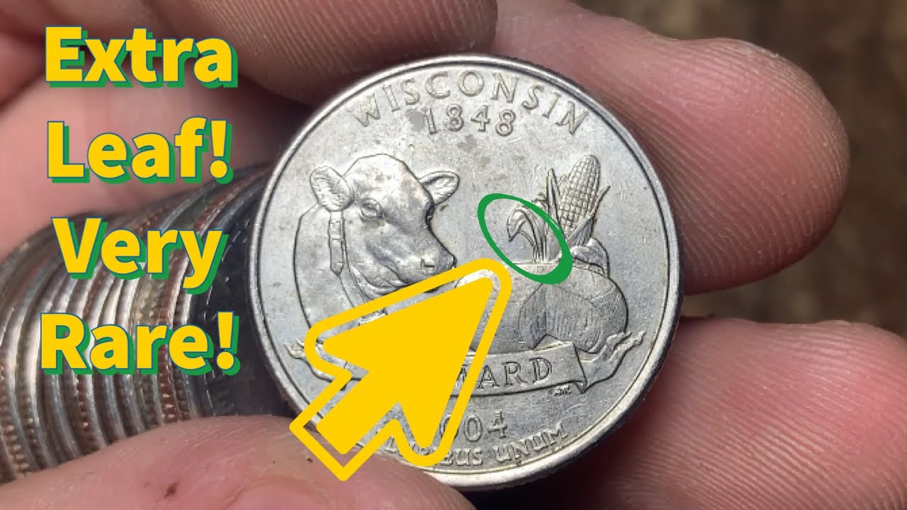 Super Rare Quarter Found! 2004-D Extra Leaf! - YouTube