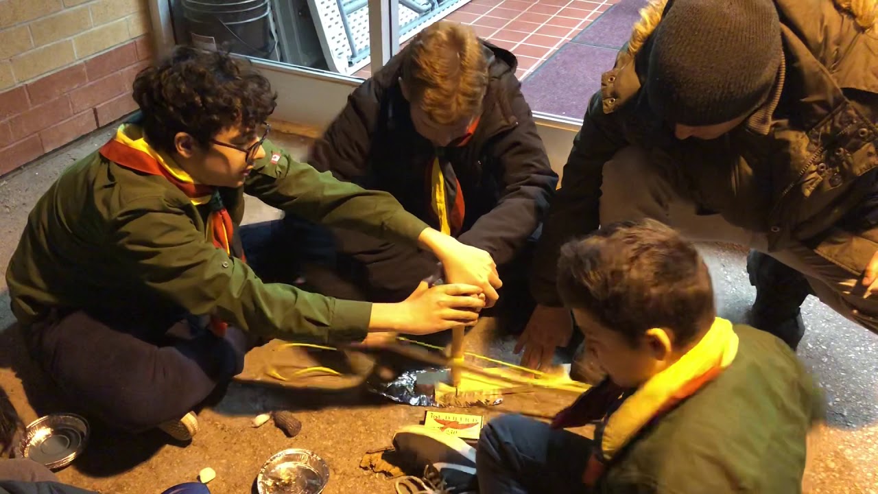 1st Lakeshore Scouts Fire Building: March 10, 2020 - YouTube