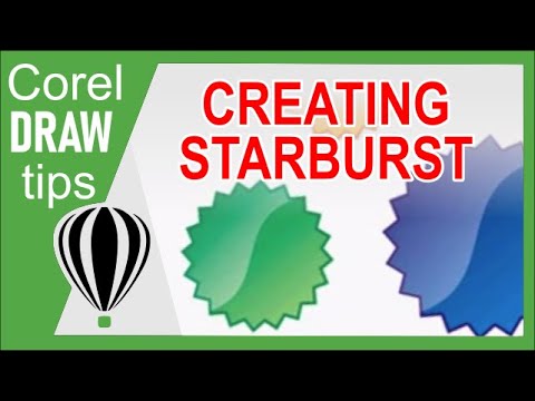 CorelDraw Starbursts: The EASY Way! - YouTube