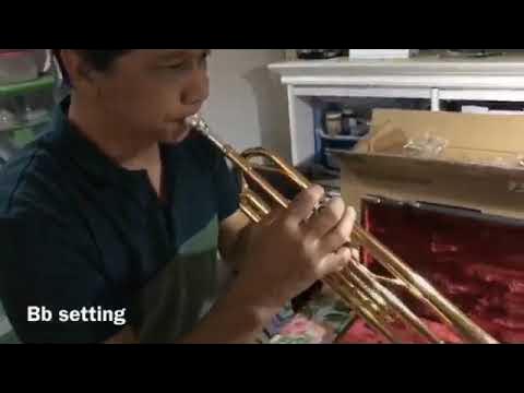 Unboxing my YTR 4435 Yamaha C Trumpet - YouTube
