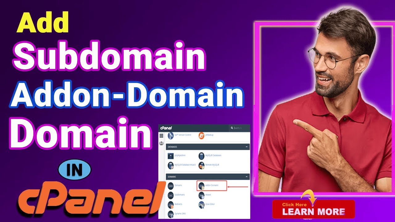 How To Add Subdomain Domain And Addon Domain In Cpanel Step By Step How To Add Subdomain Domain And Addon Domain In Cpanel Step By Step