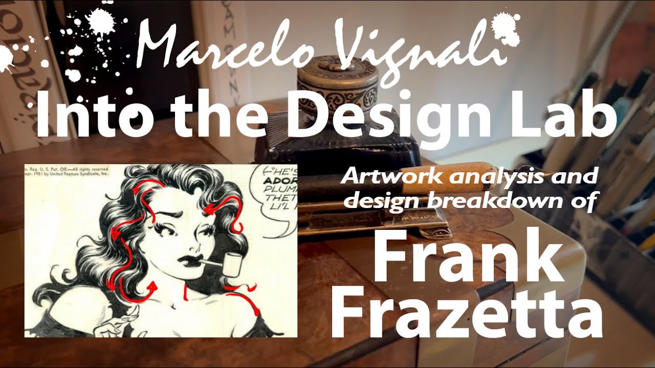 Marcelo Vignali presents, Into the Design Lab: Frank Frazetta - YouTube