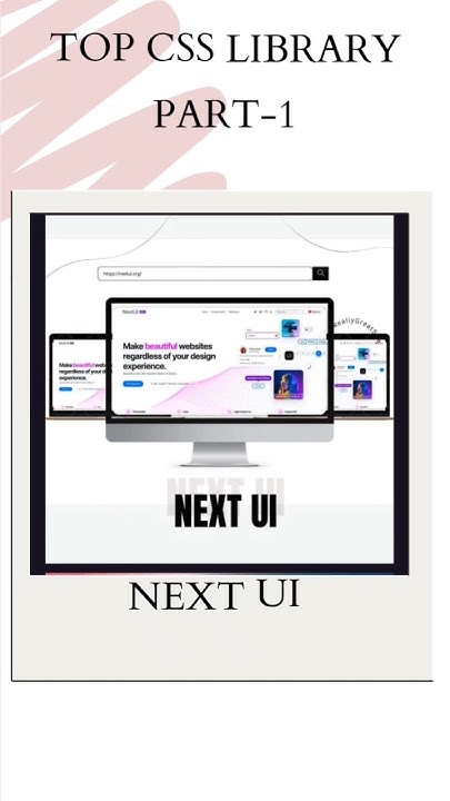 top css libraries.🌐 #css #frontend #developer - YouTube