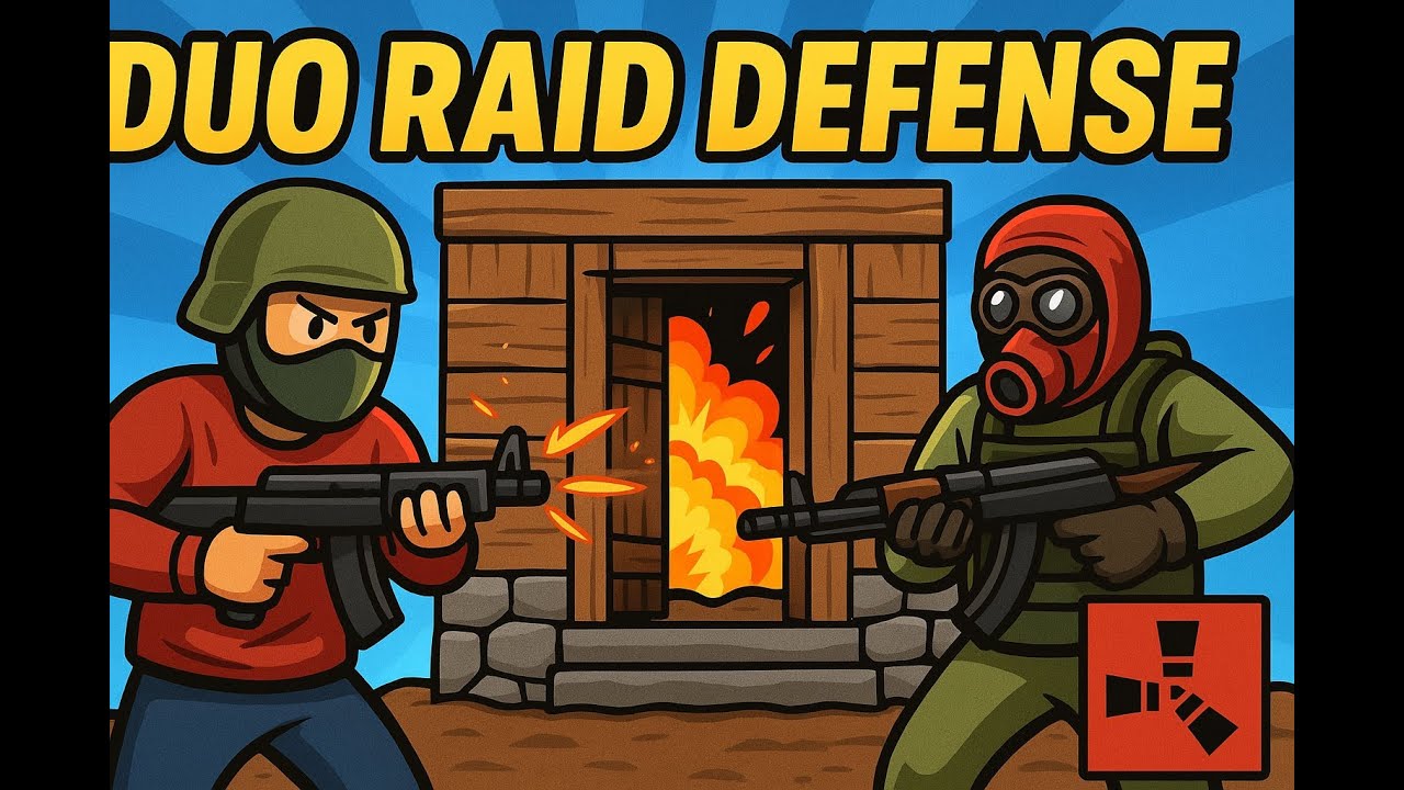 what 8k hours look like in a 2v7 raid denfense - YouTube