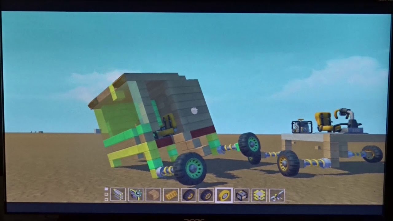 FLASH JOUE A SCRAP MECHANIC - YouTube