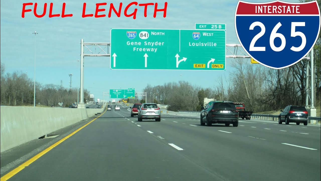 Gene Snyder Freeway/Louisville Beltway (Interstate 265) northbound ...