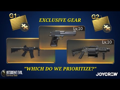 Resident Evil Survival Unit: Legendary Hero-Exclusive Equipment, what ...