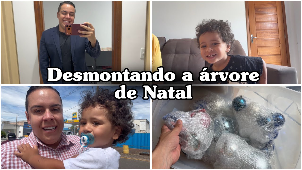 Fiz a parte mais chata do Natal, que é desmontar o pinheirinho. - YouTube
