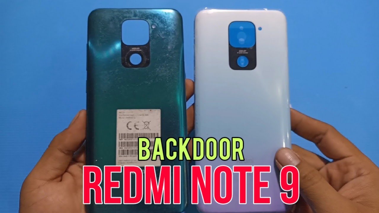 BACKDOOR REDMI NOTE 9 | CARA GANTI BACKDOR REDMI NOTE 9 | CARA BUKA KESING BELAKANG REDMI NOTE 9 ...