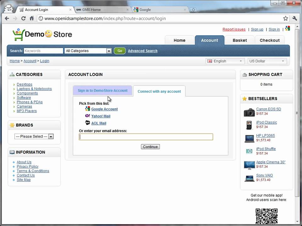 OpenID Sample Site Video 7 - YouTube