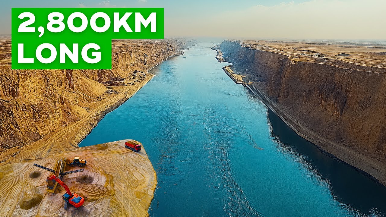 Libya Built The Largest Artificial River In Africa - YouTube