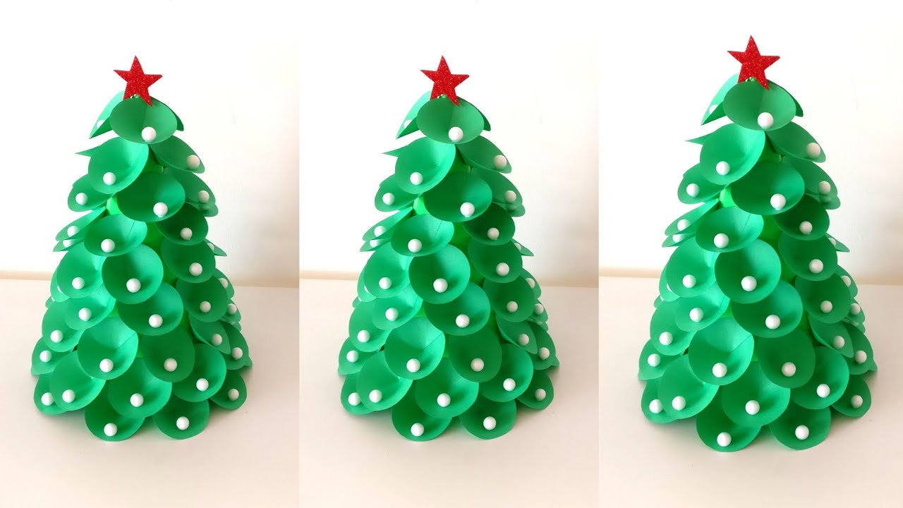 Paper Christmas Tree | DIY | How To Make a 3D Christmas Tree ...