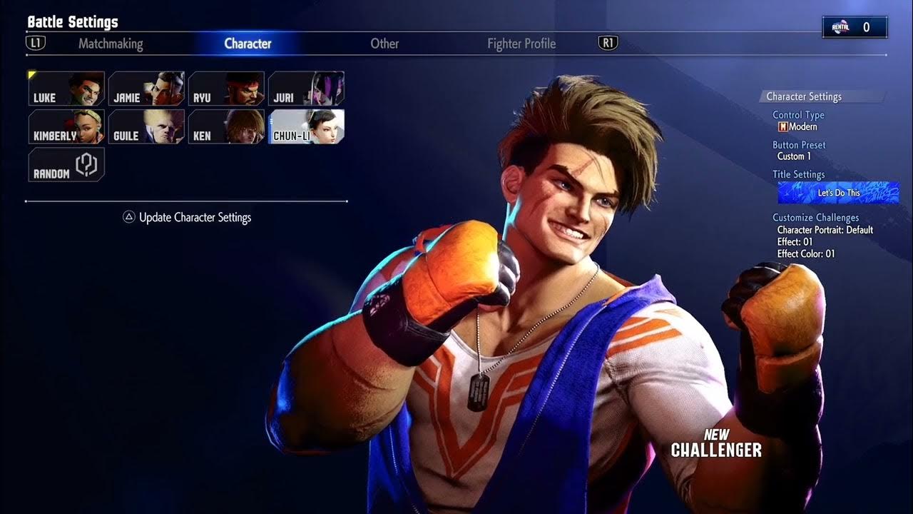 SF6: Open Beta Video 3 - Selecting Characters & Control Types!! - YouTube