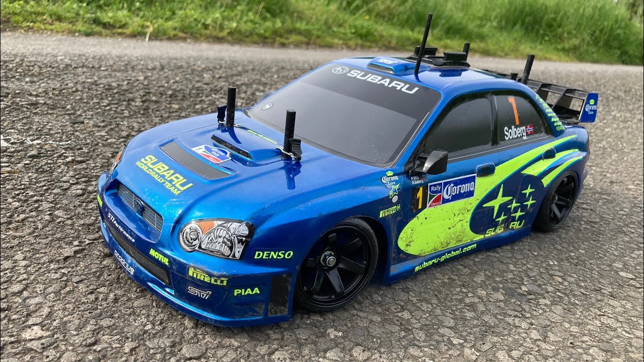 A Few Slides in the Tamiya TT01 Subaru #tamiya #subaruimprezawrx #rccar ...