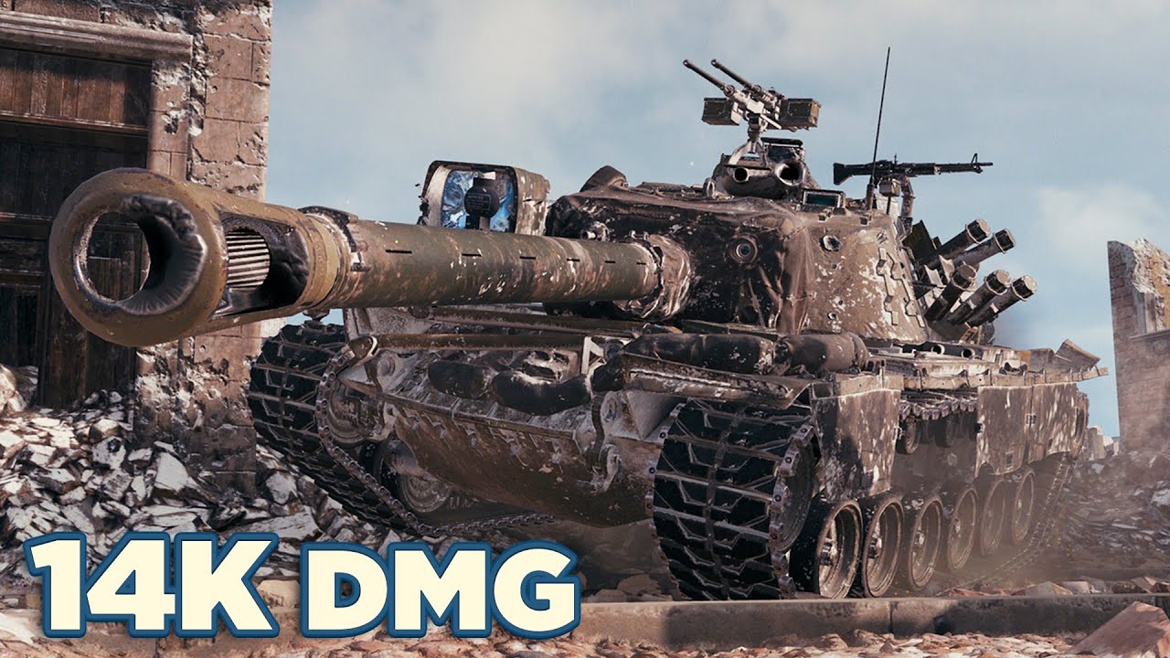 T110E4 • 14K damage and could have made more! World of Tanks - YouTube