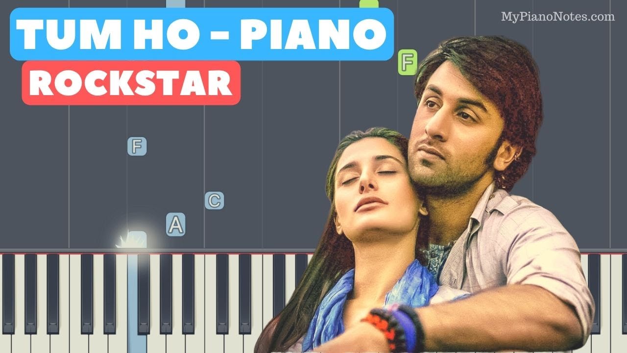 Tum Ho (Rockstar) Piano Tutorial with Chord | Learn to play Like a ...
