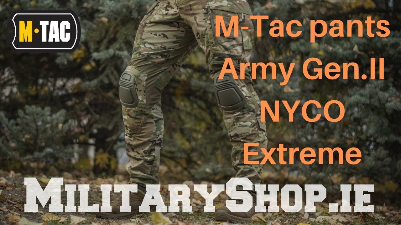 M-Tac Pants Army Gen.II NYCO Extreme #mtac - YouTube