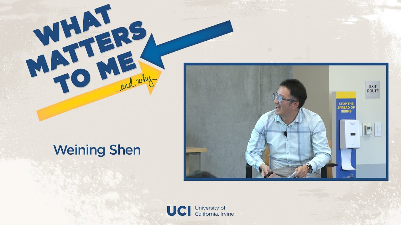 What Matters to Me and Why - Weining Shen - YouTube