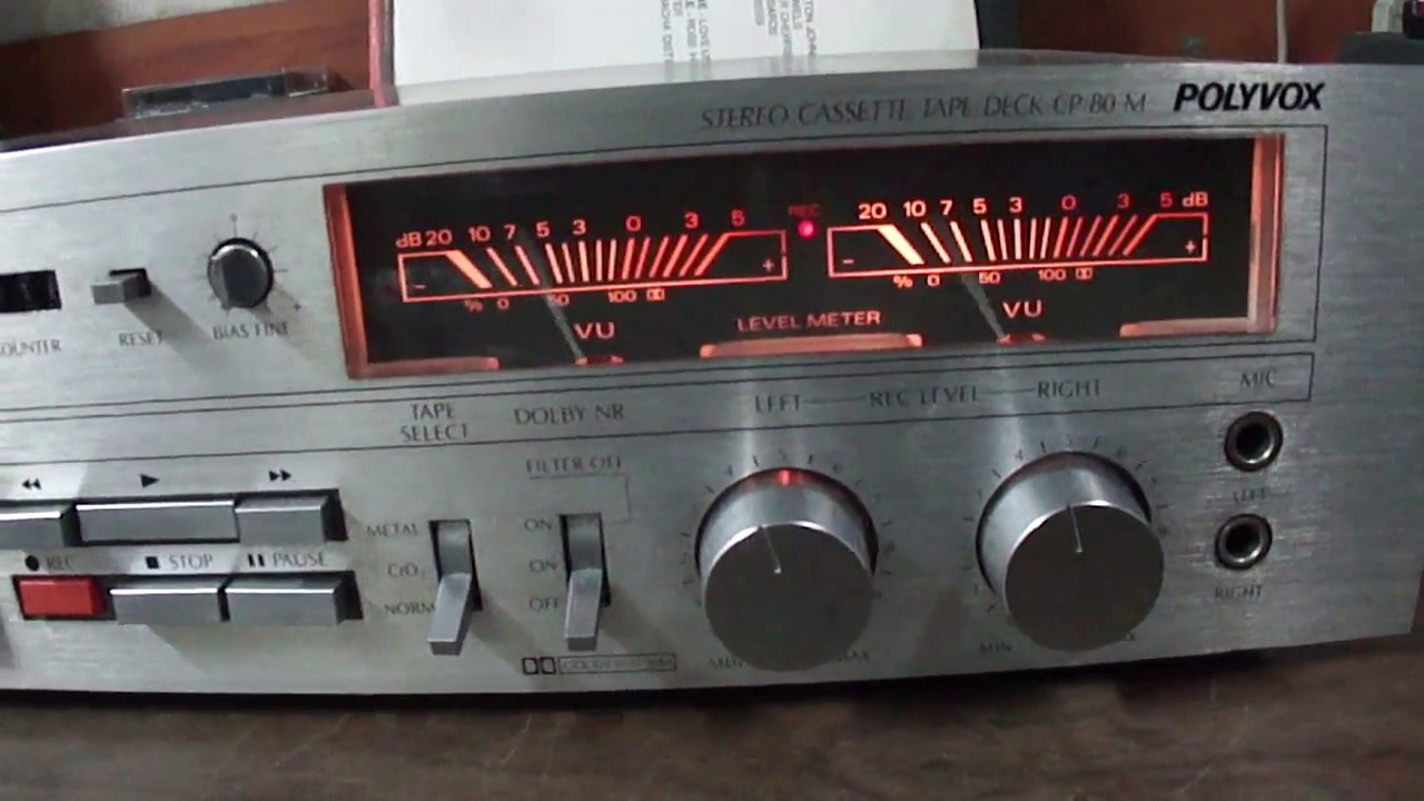 O Rei do Som - Tape Deck Polyvox CP-80M - YouTube