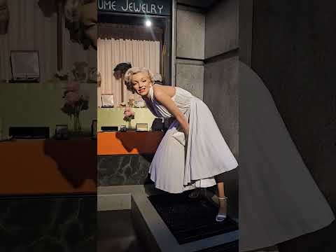 Marilyn Monroe wax Madam Tussuads #NYC #marilynmonroe #shorts