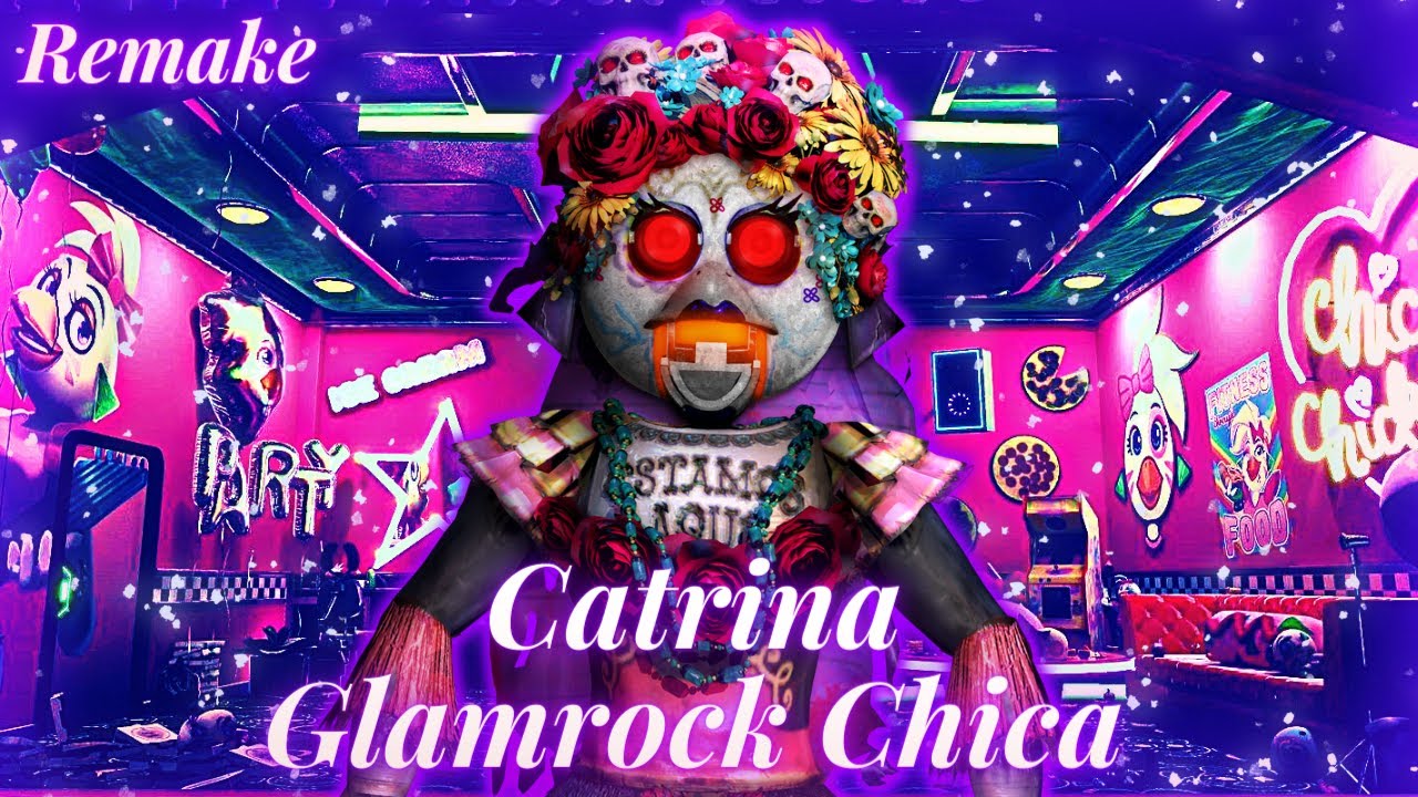 [FNaF] Speed Edit - Catrina Glamrock Chica (Remake) - YouTube